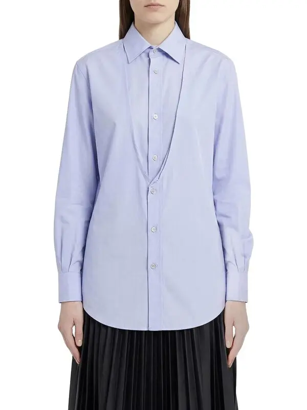 MAISON MARGIELA Cotton Shirt - Blue