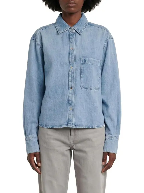 7 For All Mankind Shirt - Blue