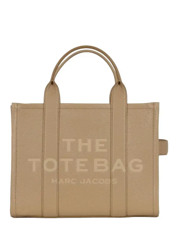Marc Jacobs The Medium Tote Bag In Grained Leather - Brown