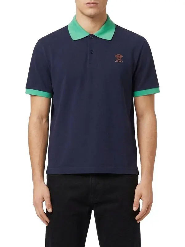 Versace Polo Shirt - Navy