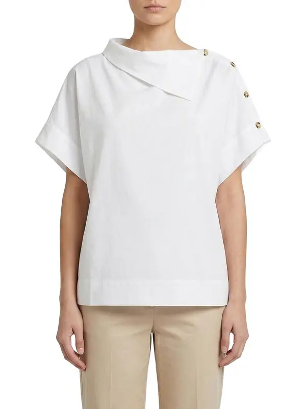 Soeur Collared T-shirt - White