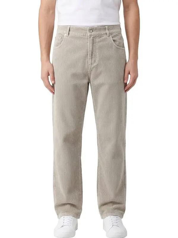 REPRESENT Velvet Wide-leg Trousers - Kaki