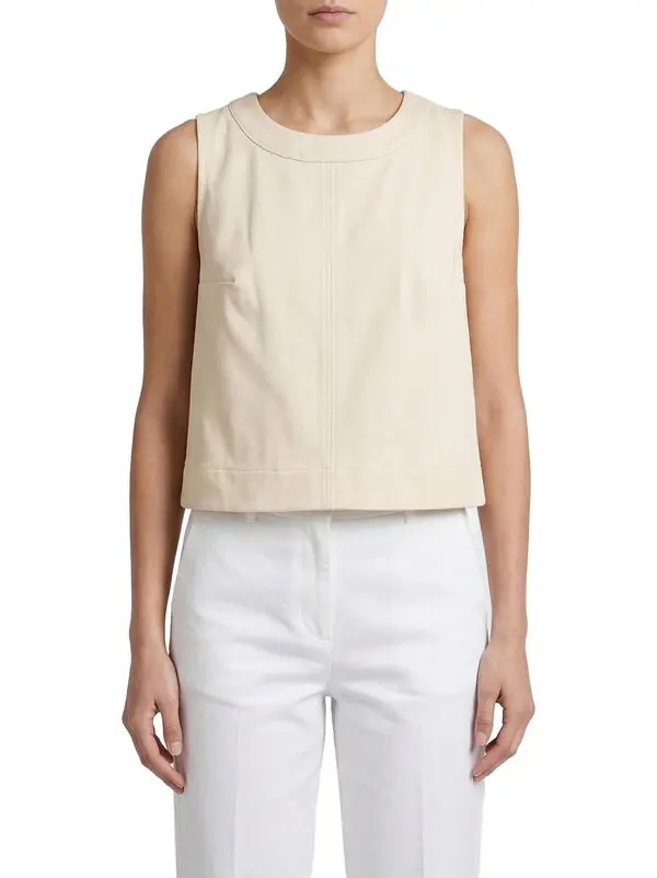 Soeur Sleeveless Top - Cream