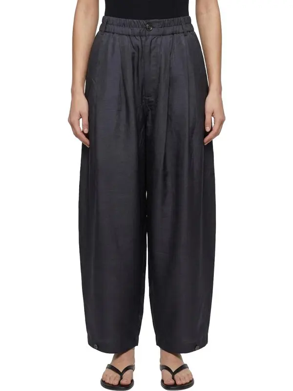 Soeur Wide Leg Trousers - Black