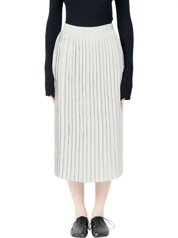 MAISON MARGIELA Pleated Skirt - Grey