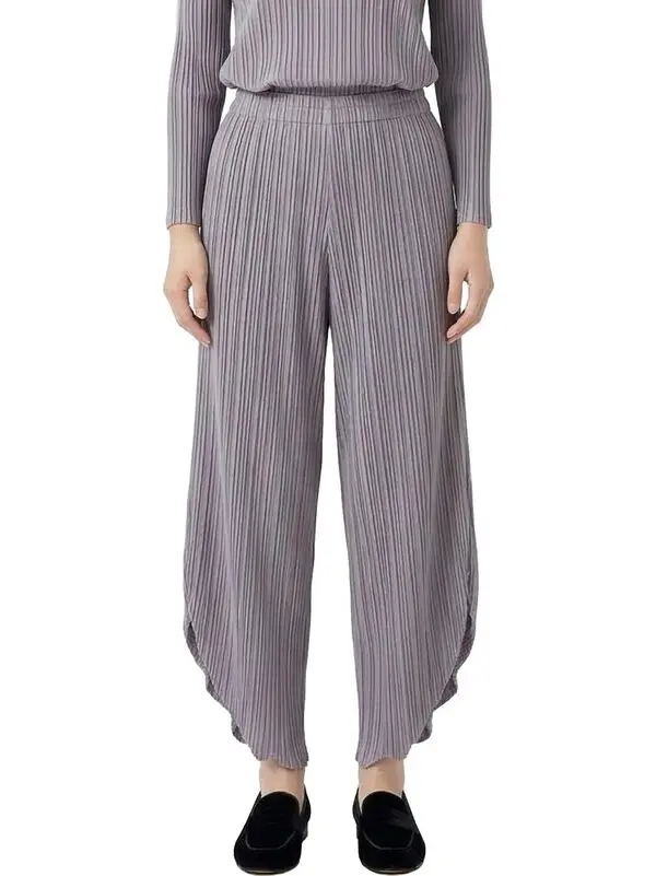 Giorgio Armani Pleated Wide-leg Trousers - Brown
