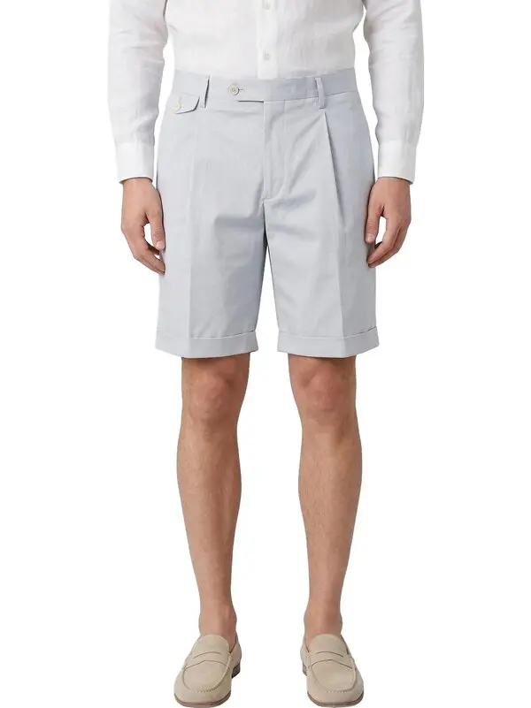 LARDINI Pleated Shorts - Grey