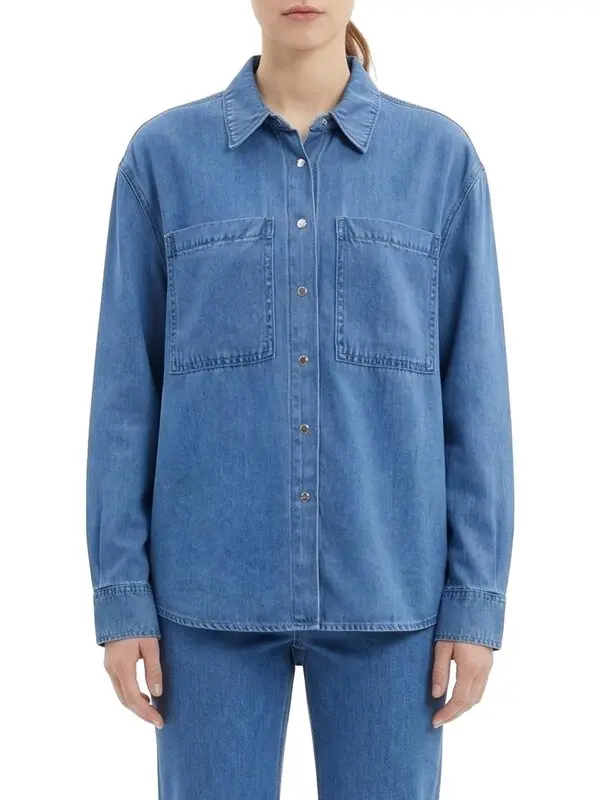 7 For All Mankind Shirt - Blue