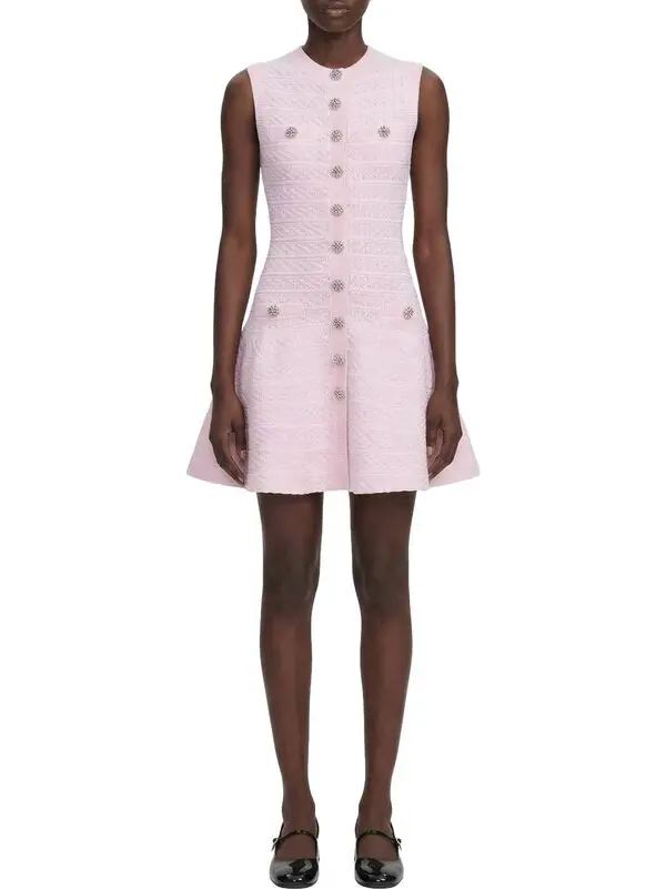SELF-PORTRAIT Sleeveless Dress - Pink