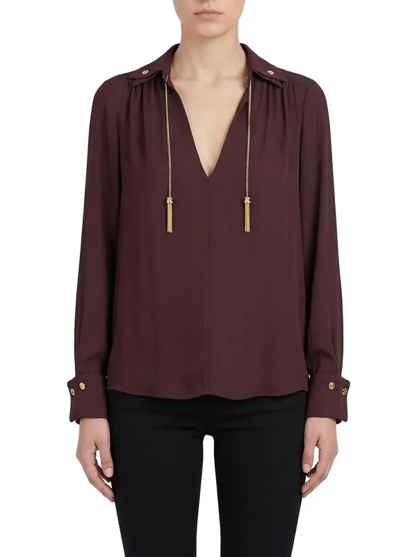 Elisabetta Franchi Top - Brown