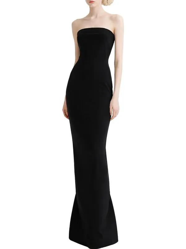 Rick Owens Strapless Dress - Black