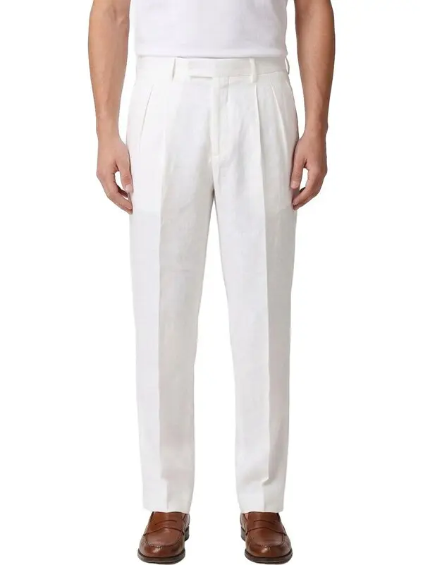 Brunello Cucinelli Pleated Trousers - White