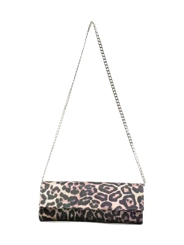 CASTAGNA Animal-print Chain-strap Shoulder Bag - Neutrals