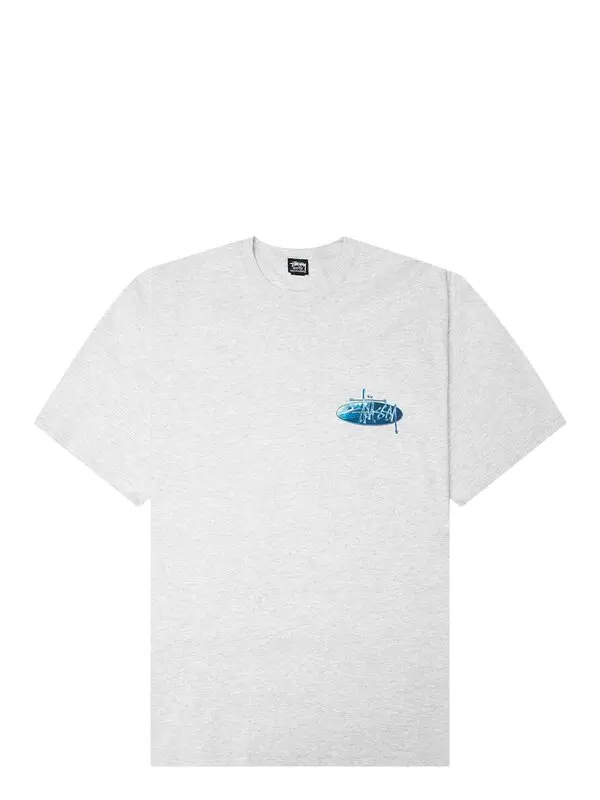 StÜssy Wave Oval Tee - Grey