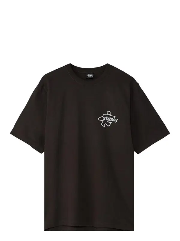StÜssy Surf Dyed Tee - Black