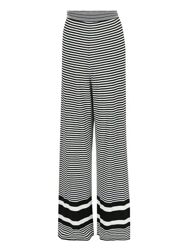 FERRAGAMO Striped Knit Pants - Multicolor
