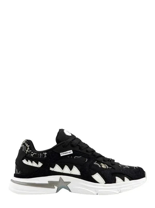 A BATHING APE 88rising X Shark Sta Sneakers - Black
