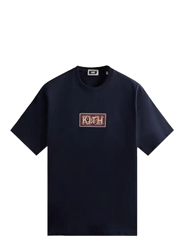 Kith Needlepoint Classic Logo Tee - Black