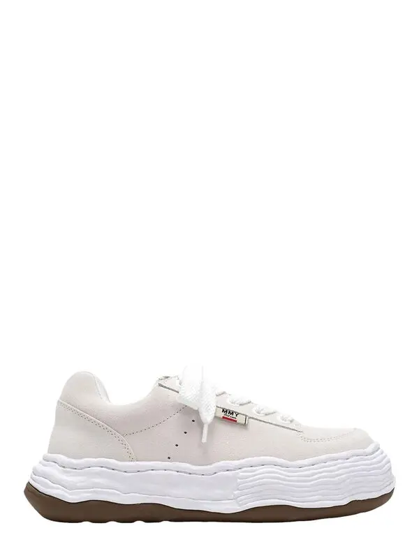 Mihara Yasuhiro Oliver Og Sole Suede Low Sneakers - White