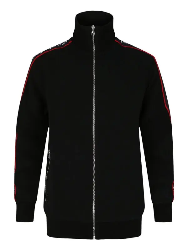 Alexander McQueen Logo Tape Track Jacket - Black