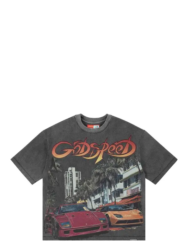 GODSPEED Printed T-shirt - Grey
