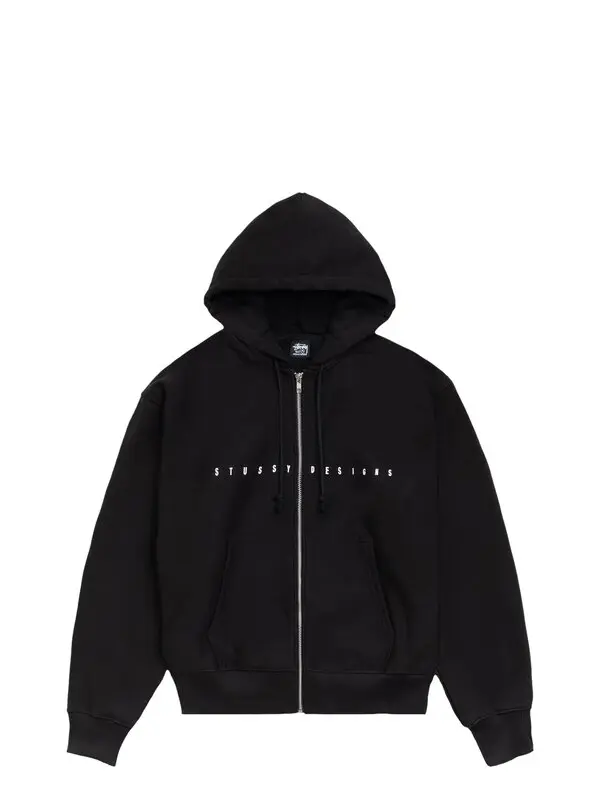 StÜssy Box Zip Hoodie - Black