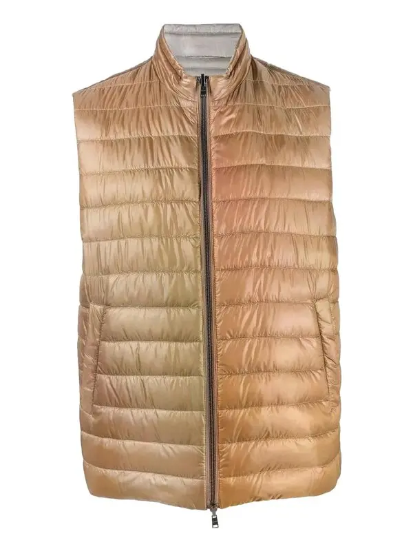 Herno Reversible Padded Down Gilet - Brown