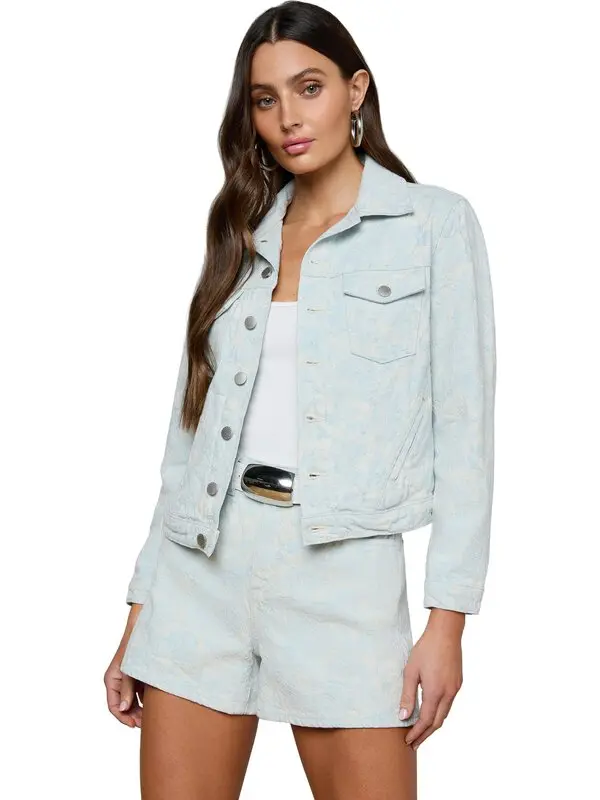 L'Agence Maven Jacket - Cloud Damask