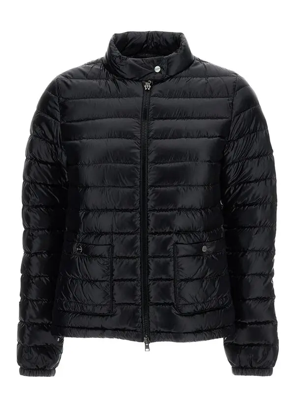 Herno Short Puffer Jacket With Pockets - Black