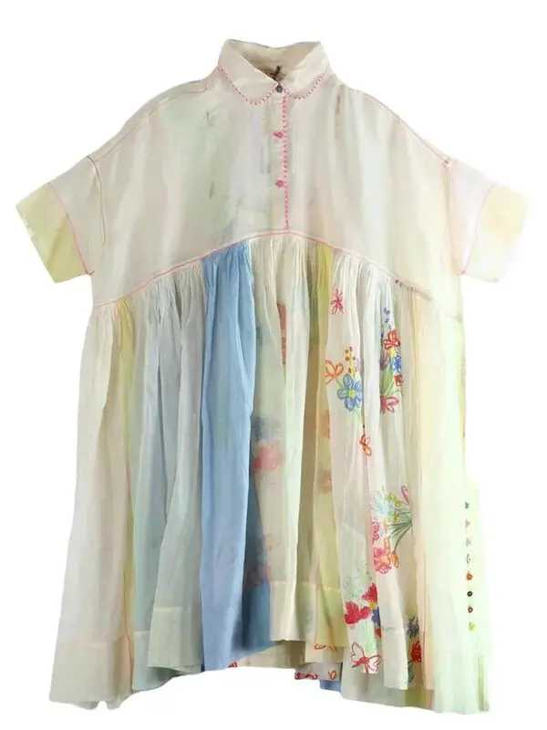 Pero Floral-print Dress - Neutrals