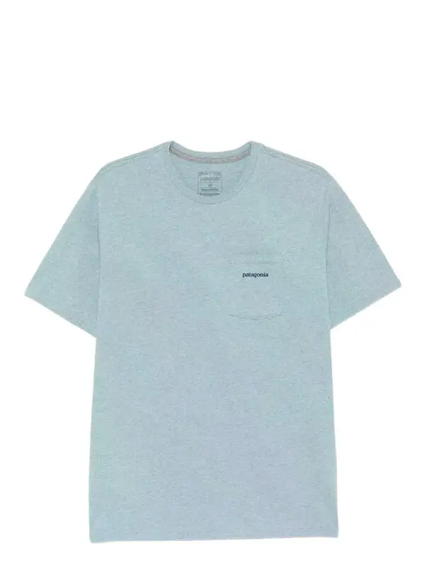 Patagonia Front-logo T-shirt - Blue