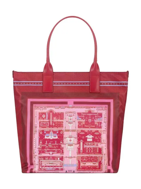 Shanghai Tang Double Happiness Tote Bag - Red