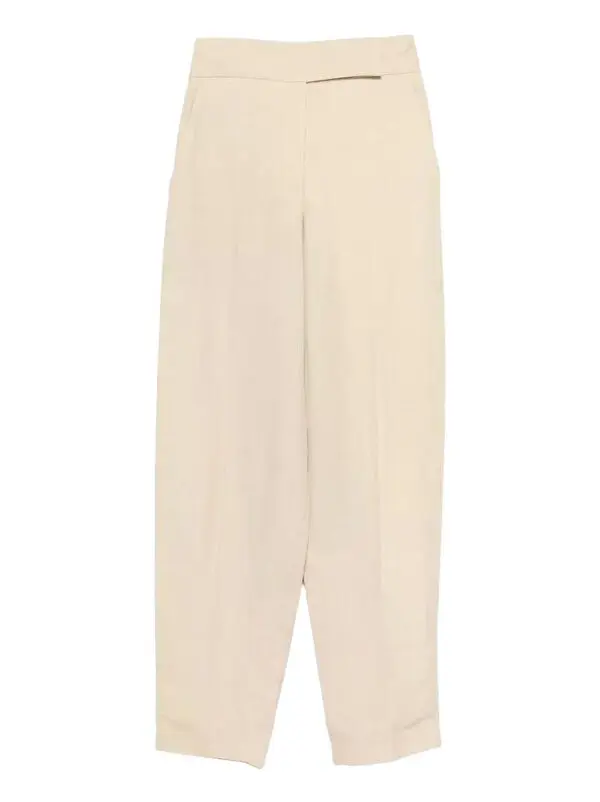 JOSEPH Light Linen Blend Trousers - Neutrals