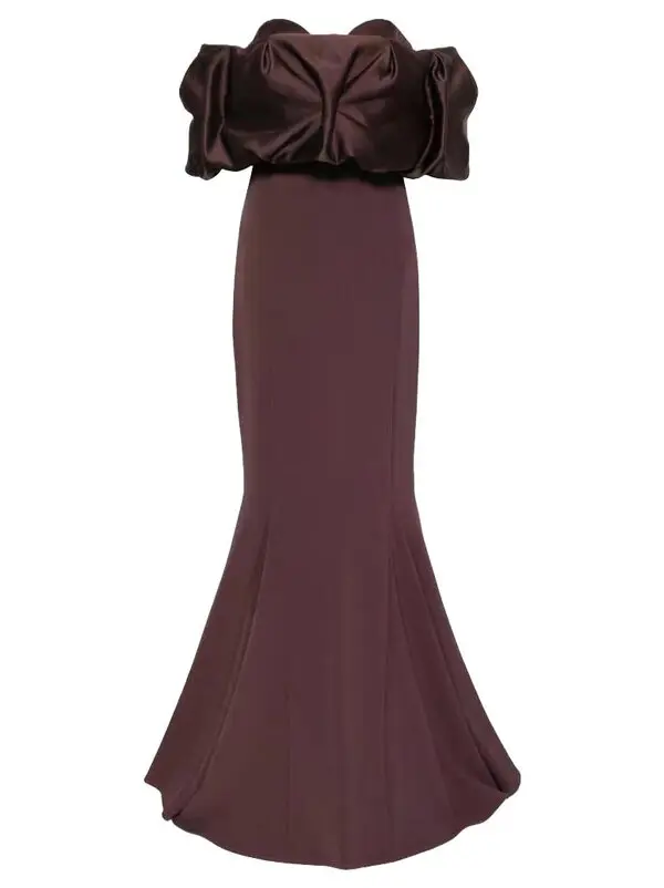 Elisabetta Franchi Pronovias Hakea Maxi Dress - Red