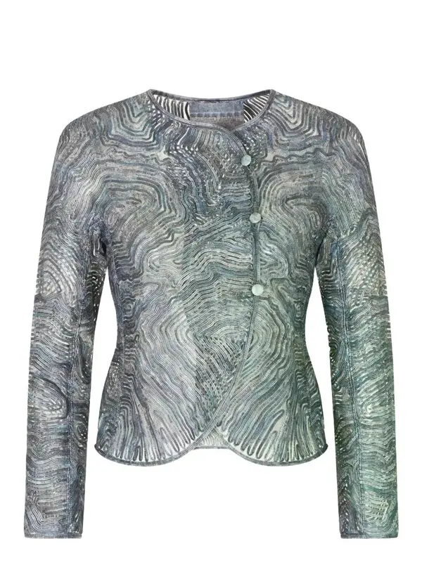 Giorgio Armani Button-fastening Jacket - Grey
