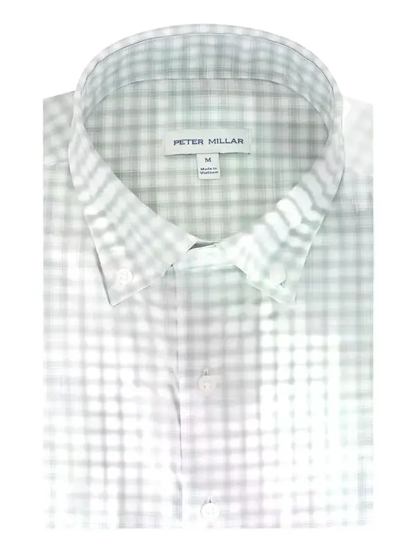 Peter Millar Checked Shirt - Green