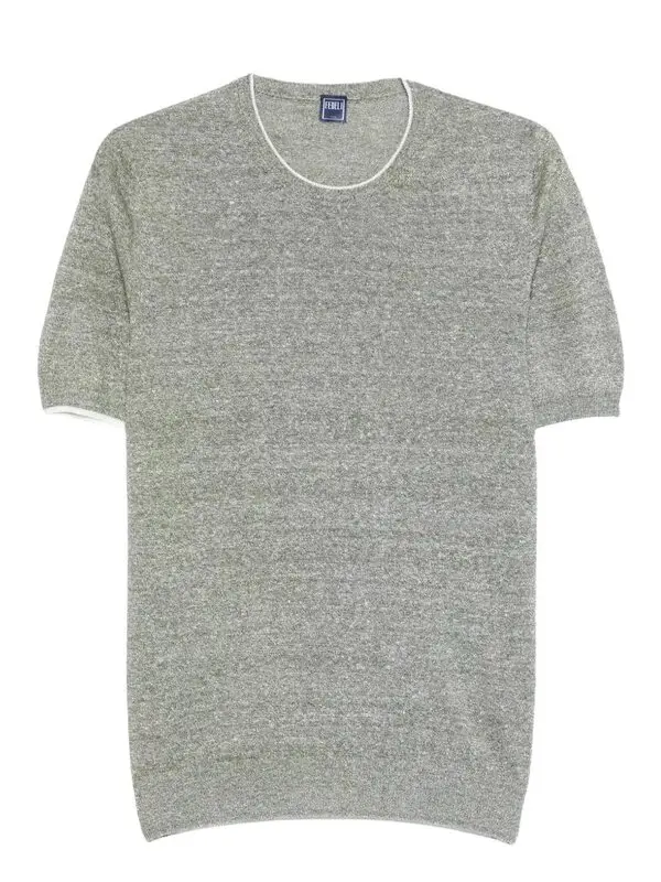 Fedeli Round-neck T-shirt - Grey
