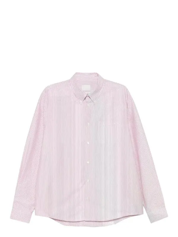 A.p.c. Striped Pocket Shirt - Red
