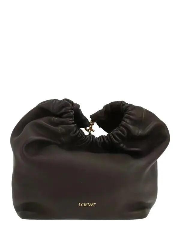 Loewe Squeeze Leather Handbag - Brown