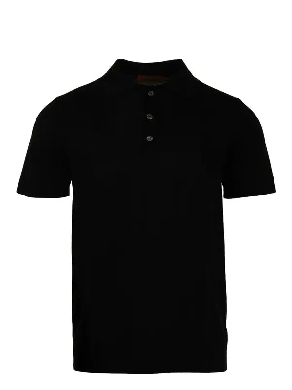 DANIELE FIESOLI Short-sleeves Polo Shirt - Black