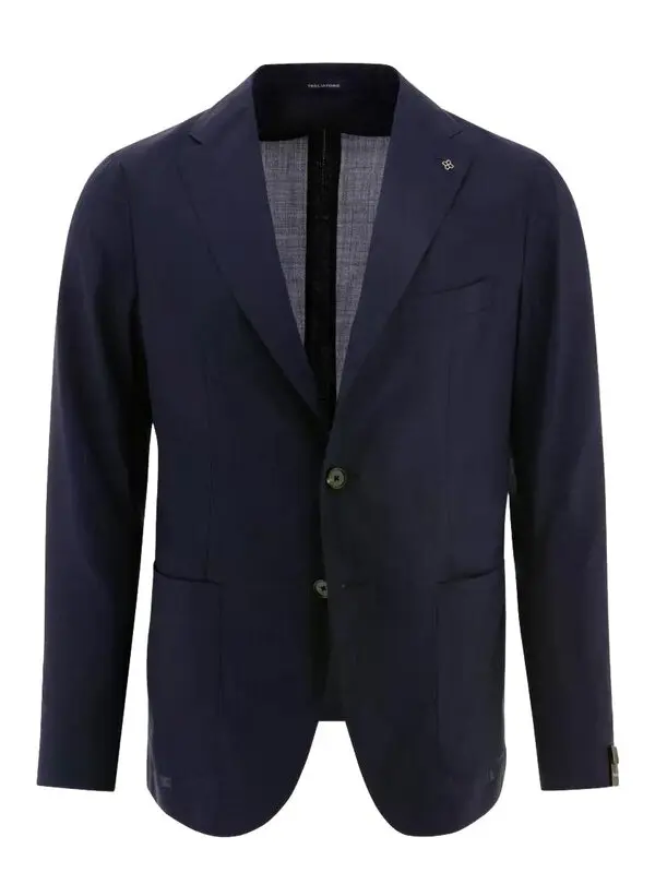 Tagliatore Single-breasted Blazer - Blue