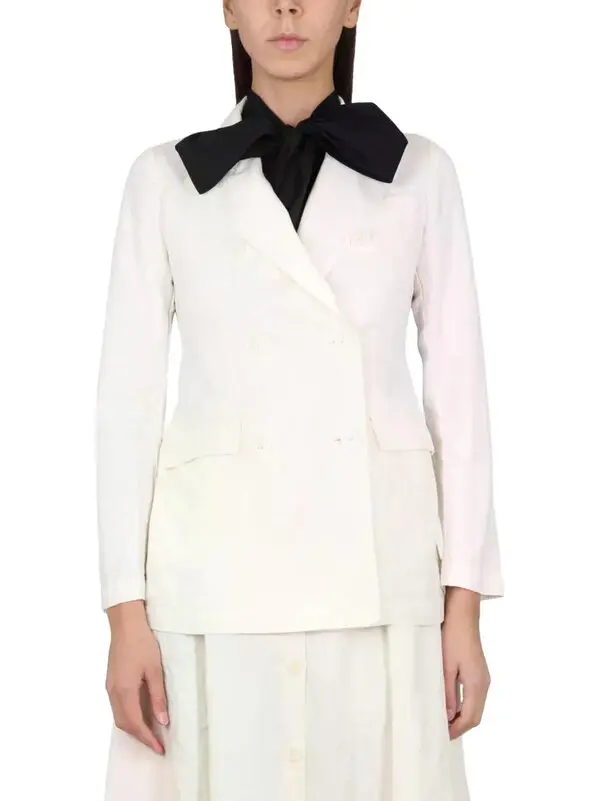 Aspesi Double-breasted Blazer - Neutrals