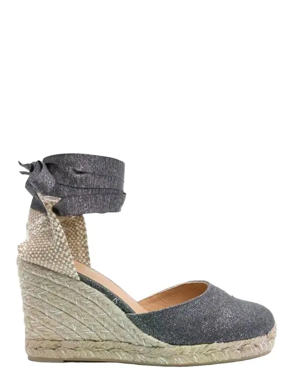 CastaÑer Carina 90mm Espadrille Sandals - Grey