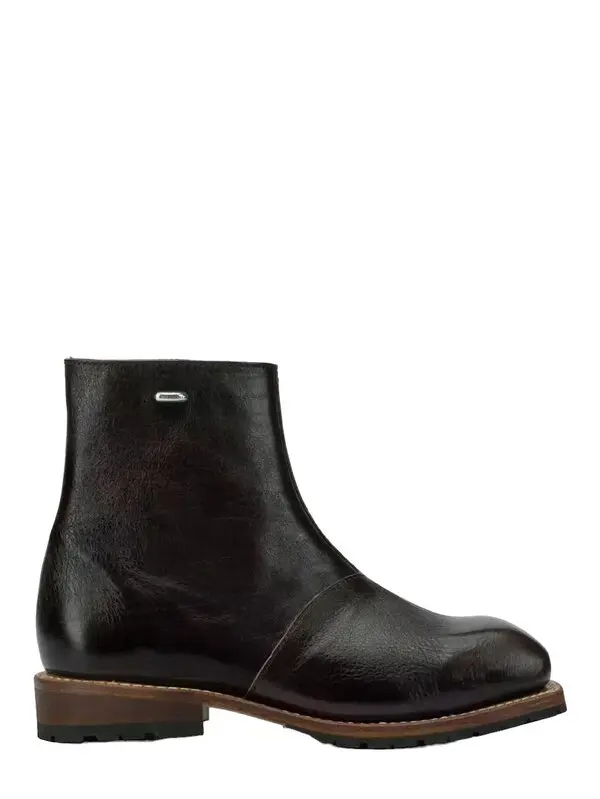 Our Legacy Engine Leather Boots - Black