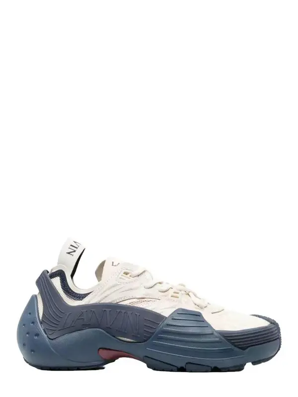 LANVIN Flash-x Lace-up Sneakers - Neutrals