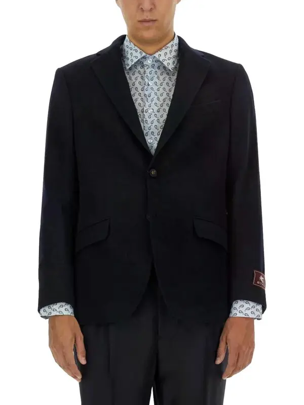 Etro Single-breasted Blazer - Blue