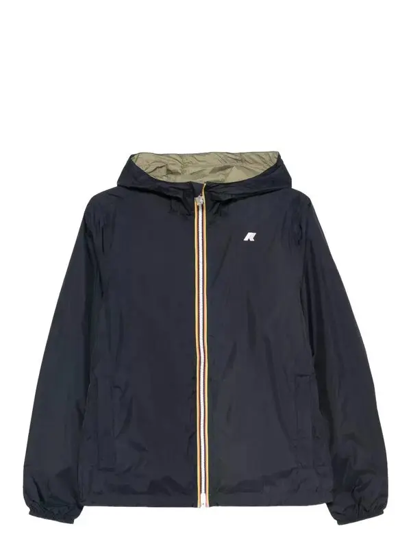 K-WAY Hooded Zip Jacket - Blue