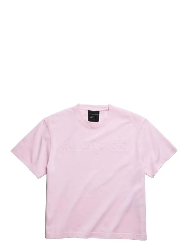 Canada Goose Roam Embroidered T-shirt - Bloom Pink