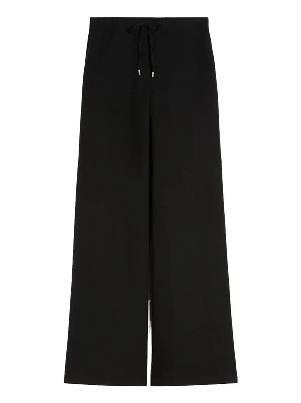 Max Mara Linen Twill Jogger Trousers - Black
