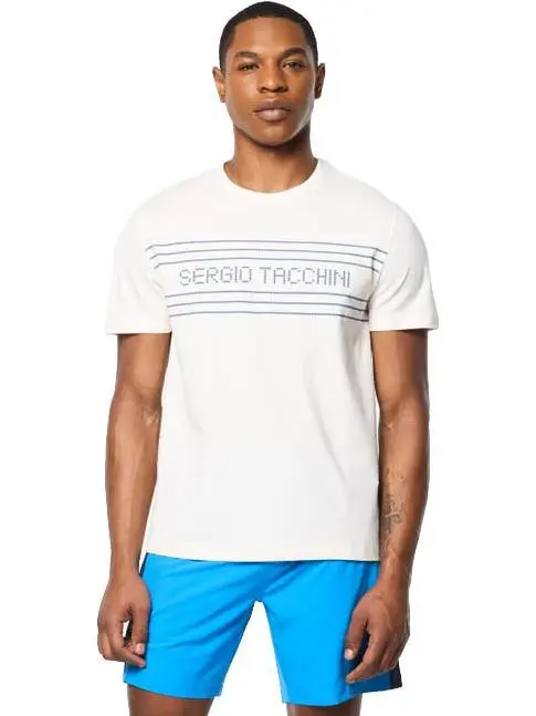 SERGIO TACCHINI Remo T-shirt - Gardenia